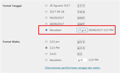 Cara Menampilkan Date Time Di Postingan WordPress Kursuswebpro