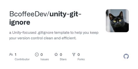 Github Bcoffeedevunity Git Ignore A Unity Focused Gitignore Template To Help You Keep Your