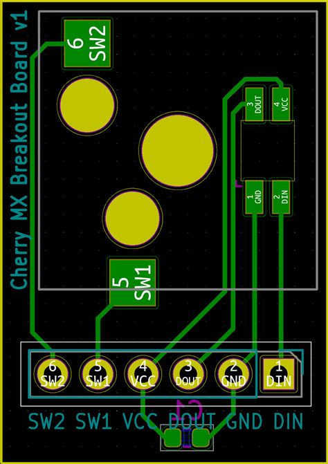 Github Sszczepcherry Mx Breakout Board Cherry Mx Breakout Boards