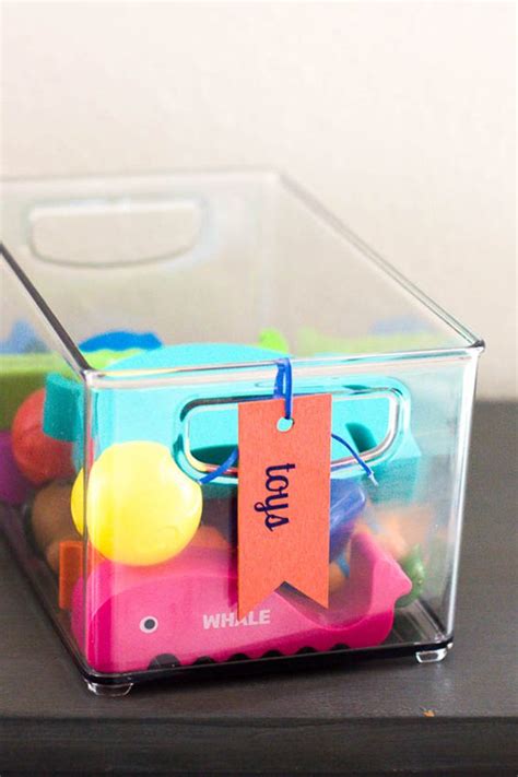 How To Label Clear Storage Bins Good Looking Examples