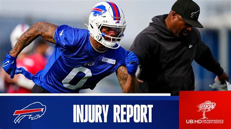Buffalo Bills Injury Report At Rams Week 14