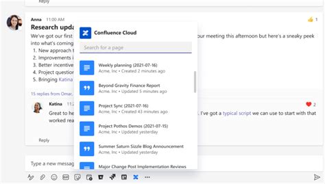Confluence Cloud For Microsoft Teams Official Atlassian Marketplace