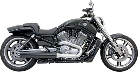 Bassani Xhaust® 4 Slip On Mufflers Black For 2009 2017 Harley