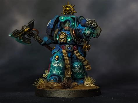 Librarian In Terminator Armor R Ultramarines