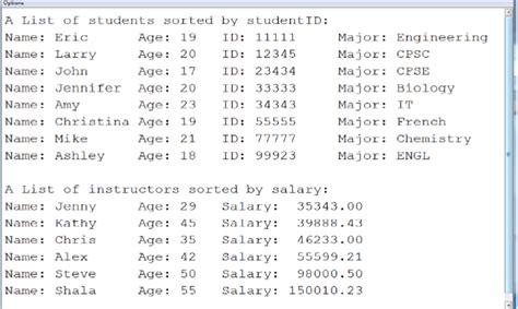 Solved Public Class Person Private String Name Private