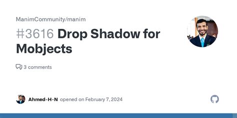 Drop Shadow For Mobjects · Issue 3616 · Manimcommunitymanim · Github