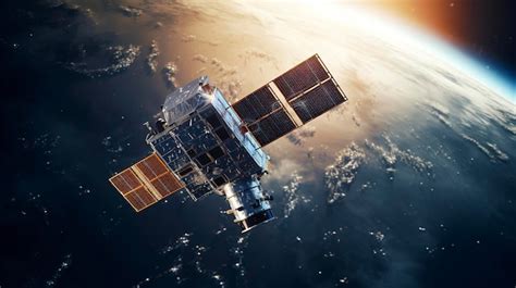 Premium Photo Photo Of A Communication Satellite In Orbit