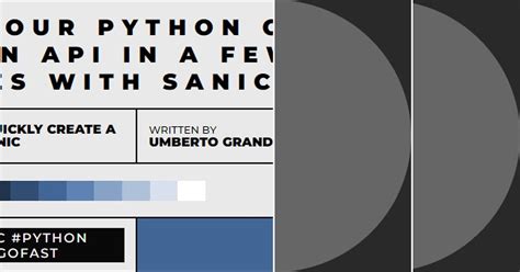 List Python Sanic 튜토리얼 Curated By Kimdonghyun Medium