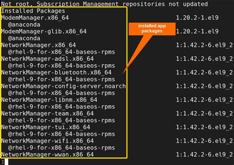 How To Show List Of Installed Packages Using YUM Cases