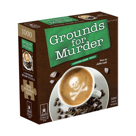Bepuzzled Grounds For Murder Classic Mystery Jigsaw Puzzle Wayfair