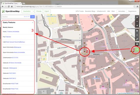 osm neue funktion “query features” geoobserver