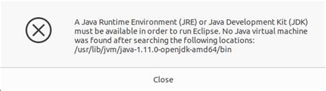 Java Ubuntu Unable To Start Eclipse Stack Overflow