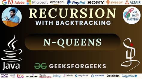 N Queens Gfg Dsa Recursion With Backtracking Java Tamil