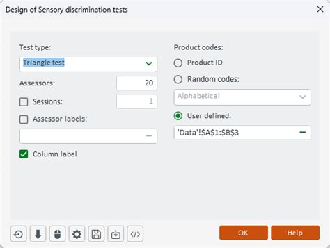 Xlstat Sensory Discrimination Triangle Test In Excel