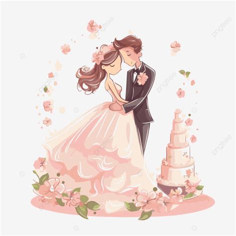 결혼 축하 벡터 스티커 클립 아트 신부와 신랑 포옹 웨딩 케이크 그림 만화와 그림 상표 클립 아트 Png 일러스트 및 벡터 에 대한 무료 다운로드 Pngtree