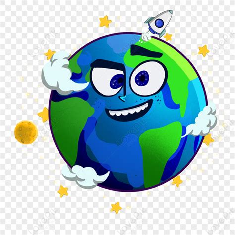 우주 행성 지구 일러스트 로켓구름위성달 표면 Png 일러스트 무료 다운로드 Lovepik