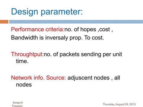 Routing Technique Ppt
