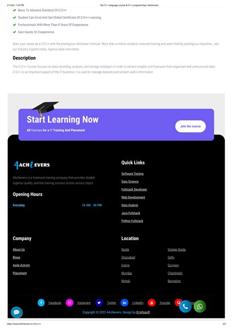 Ppt Master C C Java And Python 4achievers Powerpoint
