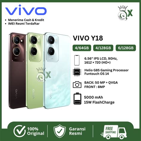 Jual Vivo Y Nfc Ram Gb Gb Gb Garansi Resmi Shopee Indonesia