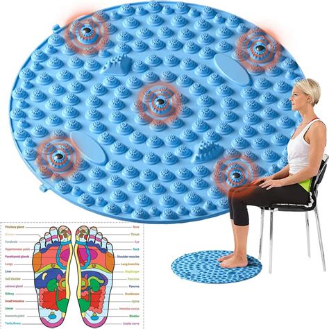 Foot Massage Mat Acupressure Mat Foot Reflexology Walking Toe Plate