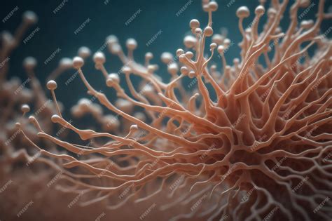 Premium Ai Image Closeup View Of Human Brain Cells Neuron With Branching Dendrites And