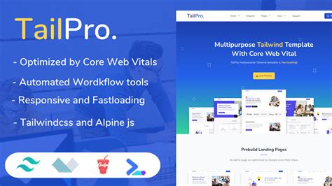 Trending Tailwind Resources Made With Alpine Js Matching Landing