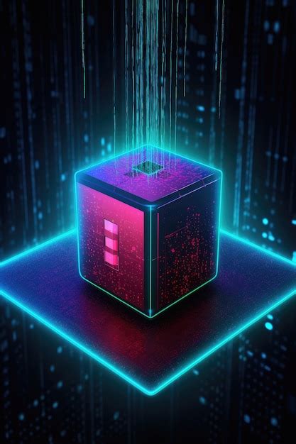 Premium Ai Image Secure Data Transfer Symbol On Digital Platform Created With Generative Ai