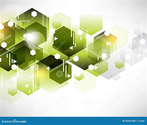 Hexagon Pattern Background Design Cartoon Vector 36031581
