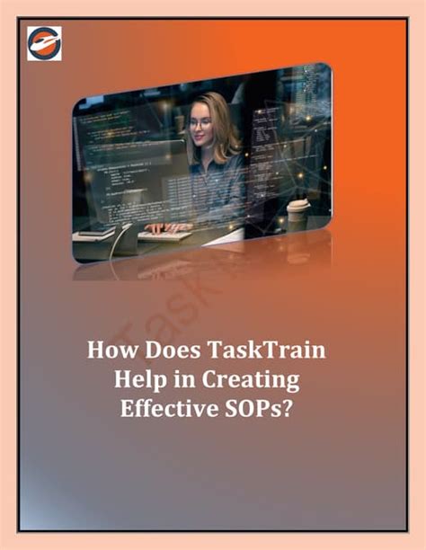 How Does Tasktrain Improve Sop Training With Standard Operating Procedure Softwarepdf