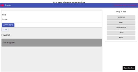 Craftjs Core Examples Codesandbox