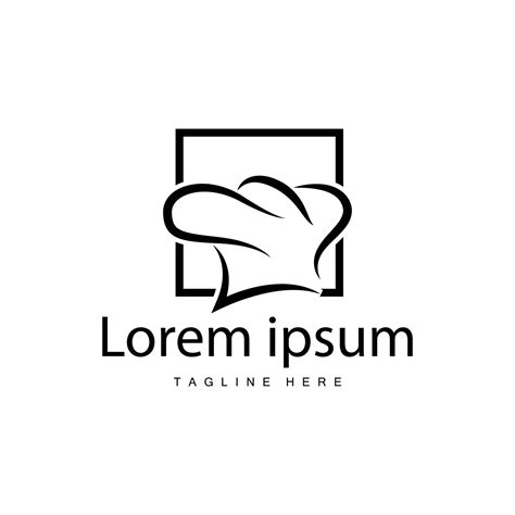 Simple Chef Hat Logo Design Template Silhouette Vector Illustration 39579178 Vector Art At Vecteezy