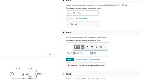 Solved Use The Mesh Current Method To Determine Which Chegg