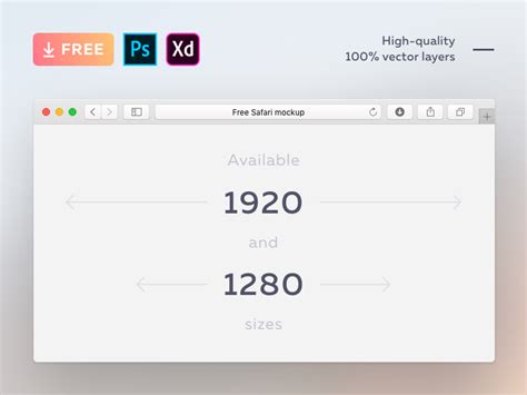 Free Safari Mockup By Alexander Litvinenko On Dribbble