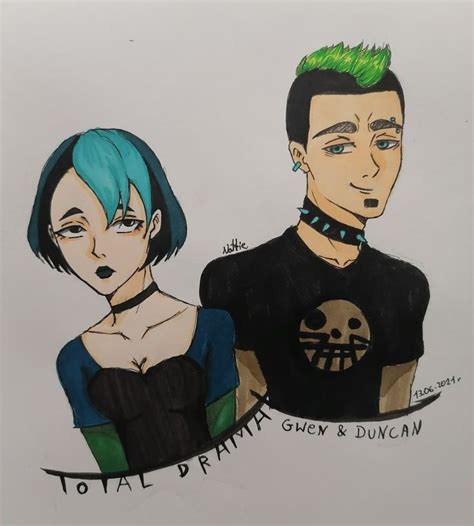 Gwen X Duncan Fan Art Anime Gwen