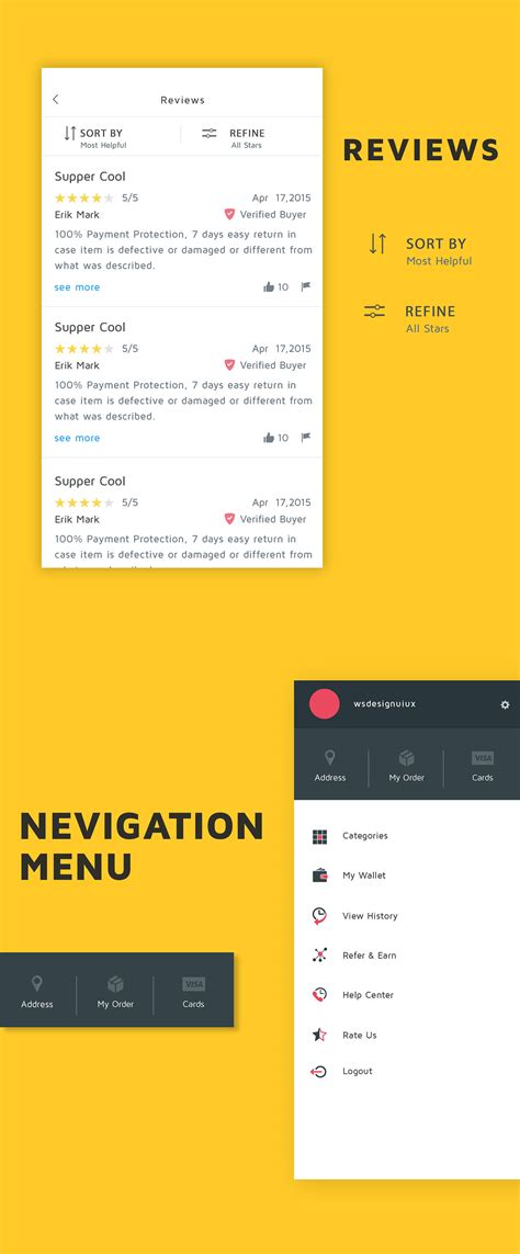 shoppy ecommerce ui kit behance