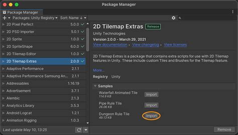 2d Tilemap Extras 20 Released For Unity 20211 Unity Engine Unity