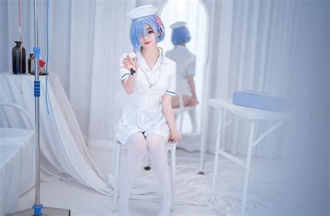 女神 桜井宁宁（宁宁子同学）cos雷姆护士 Cosplay写真图片下载鉴赏 知乎