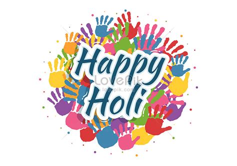 해피 홀리 축제 그림 일러스트 무료 다운로드 Lovepik