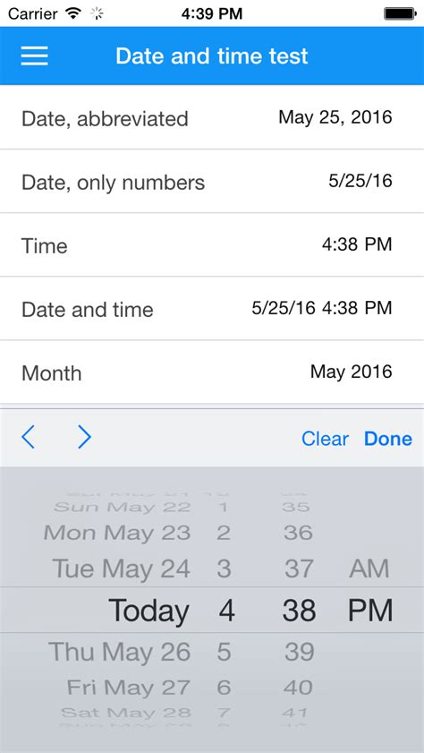 Calcapp — Feature Dates