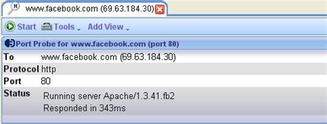 VisualRoute Online Manual Port Probing