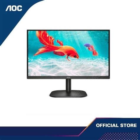 AOC B HN WLED Monitor Hz Refresh Rate Sides Frameless Flicker Free Low Blue Mode