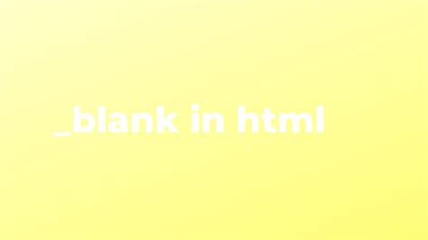 Solved Blank In HTML SourceTrail