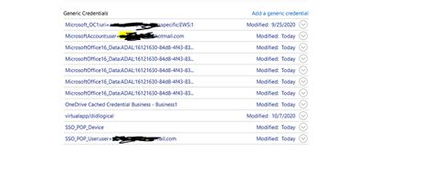 Remove Windows 10 Generic Credentials Programming And Development Spiceworks Community