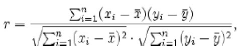 Fórmula De Correlación De Pearson R Download Scientific Diagram