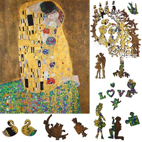 Wooden Jigsaw Puzzles For Adults With Uniquely Shaped Pieces Made In