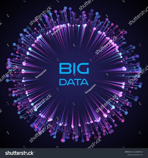 Big Data Visualization Concept Vector Design Stock Vector Royalty Free 2218868535 Shutterstock