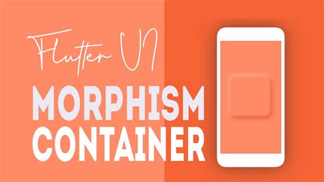 Simple Neumorphism Construction With Flutter • Ui Youtube