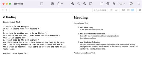 Dttg Line Height In Markdown Lists With Line Breaks Devonthink To Go