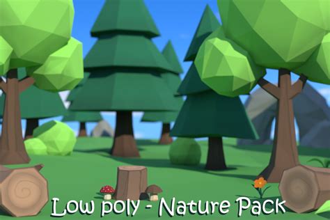 Lowpoly Nature Pack 3d Vegetation Unity Asset Store