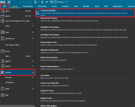 Import Ustawień Customer Defaults And Role Nx Cad And Cae Blog